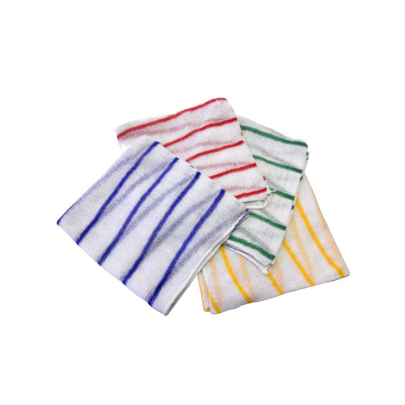 Striped Colour Coded Cleaning Cloths – Life Cleaning & Hygiene Supplies